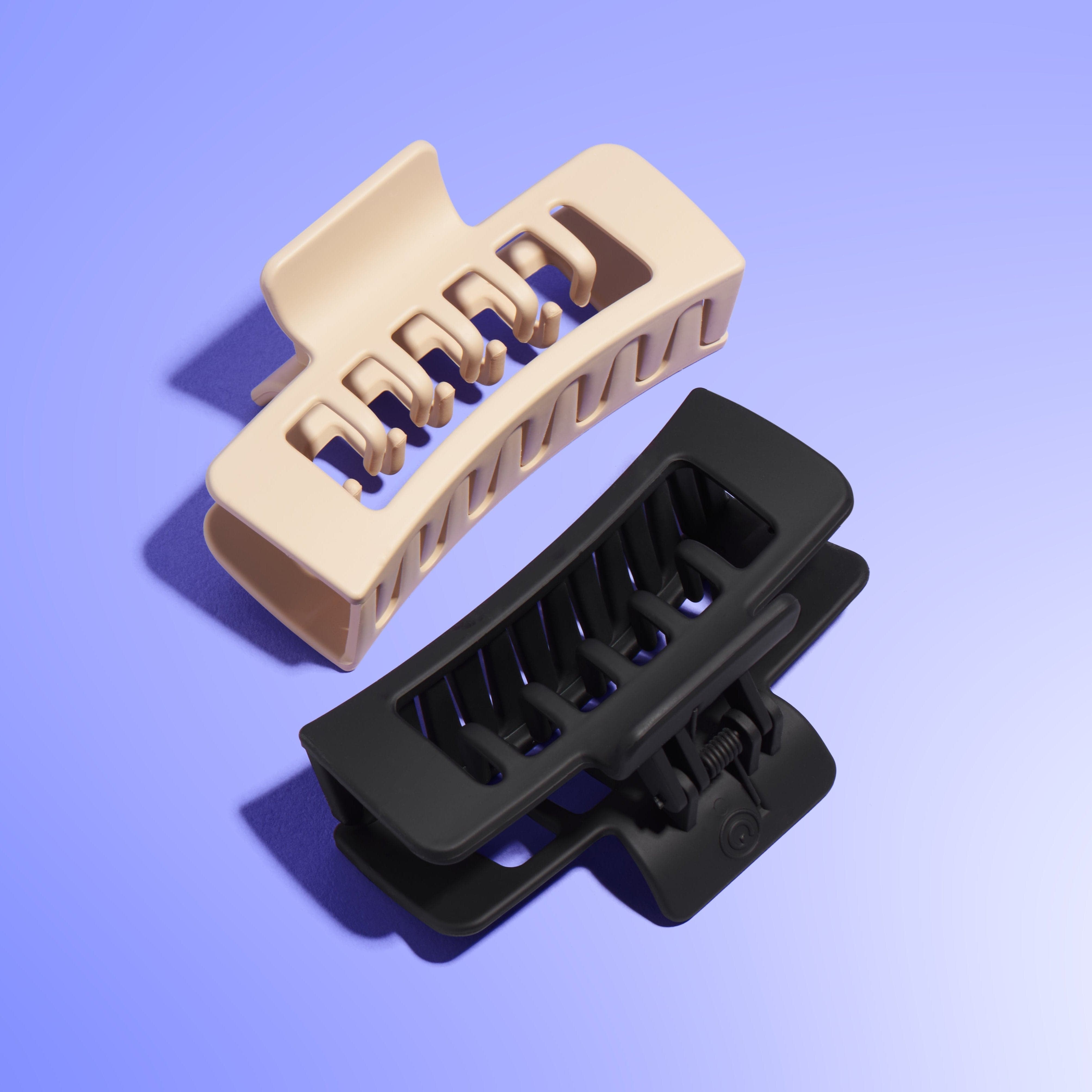 Rectangle Double Teeth Claw Clip Duo – GIMME Beauty