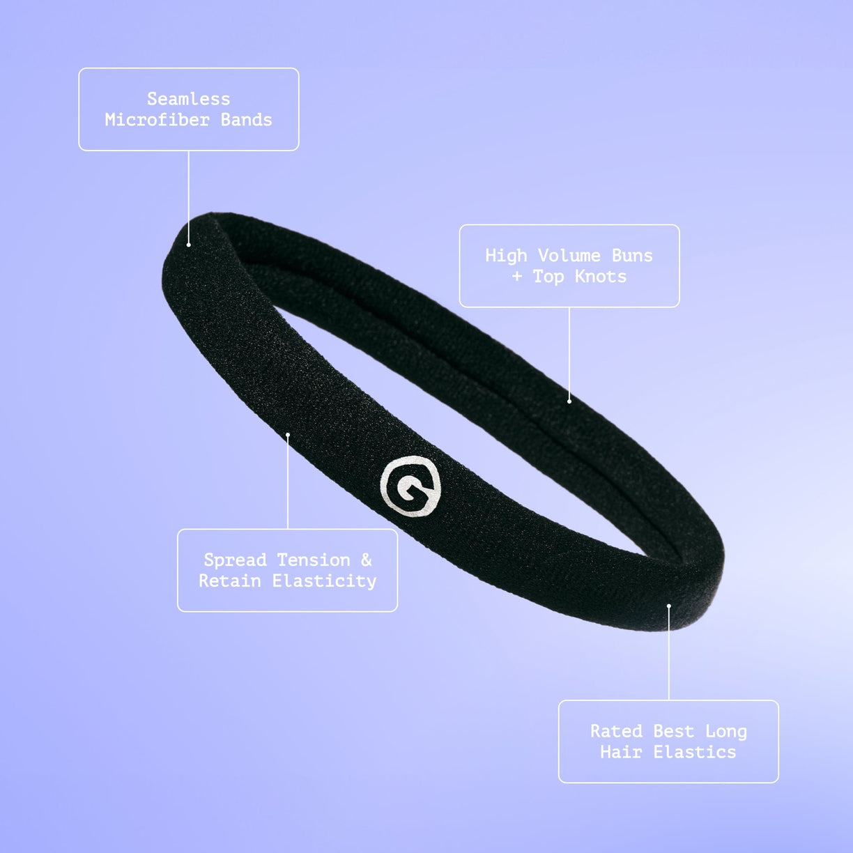 Long & Curly Fit Hair Bands 6PC | GIMME Beauty